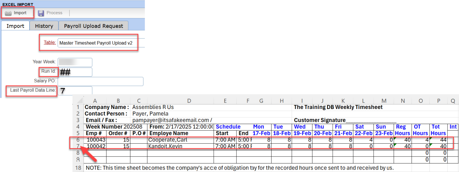 Master Timesheet Upload Instructions – HelpMe
